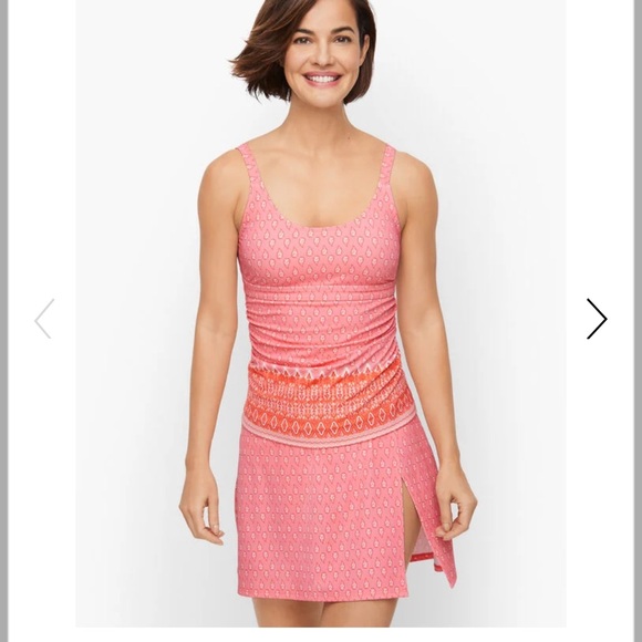 Talbots | Swim | Talbots Cabana Life Coral Coast Tunic Cover Up And ...